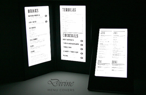 Divine Menu Covers
